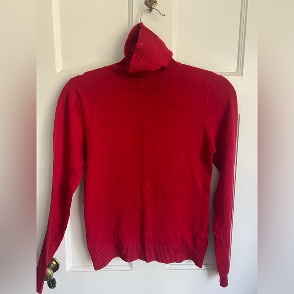 Zara | Sweaters | Zara Turtleneck Sweaterred Size S | Poshmark